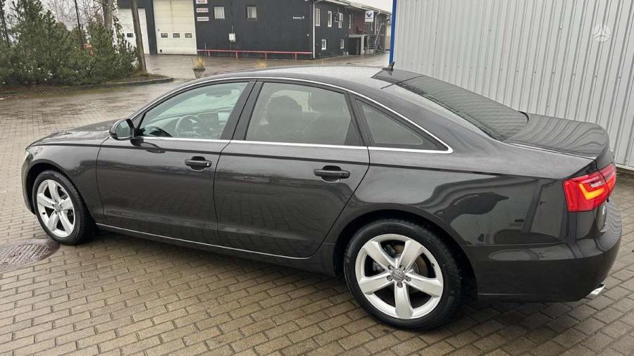 Grey Audi A6 2012 in Marijampole, with an engine capacity of 2.97 L and mileage of 256 thousand km for 9500 €, photo 10 on AUTOMOTO.COM.LV