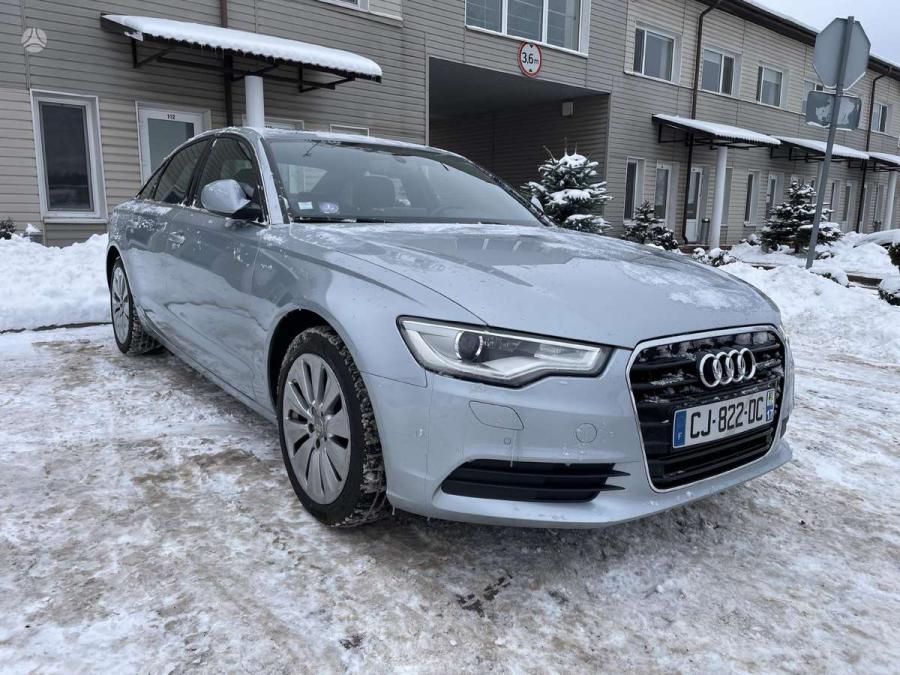 Pelēks Audi A6 2012 Viļņa, ar dzinēja tilpumu 1.98 L un nobraukumu 290 tūkst. km par 9250 €, foto 1 vietnē AUTOMOTO.COM.LV