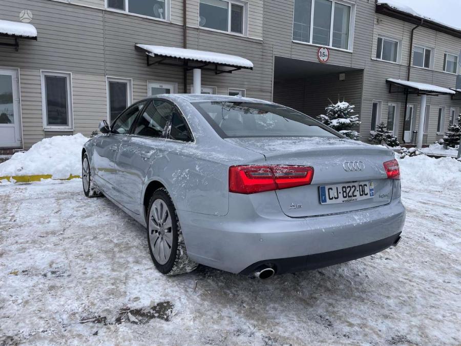 Pelēks Audi A6 2012 Viļņa, ar dzinēja tilpumu 1.98 L un nobraukumu 290 tūkst. km par 9250 €, foto 6 vietnē AUTOMOTO.COM.LV