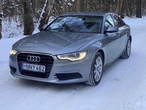 Grey Audi A6 2012 in Mazeikiai, with an engine capacity of 1.97 L and mileage of 337 thousand km for 8400 €, photo 1 on AUTOMOTO.COM.LV