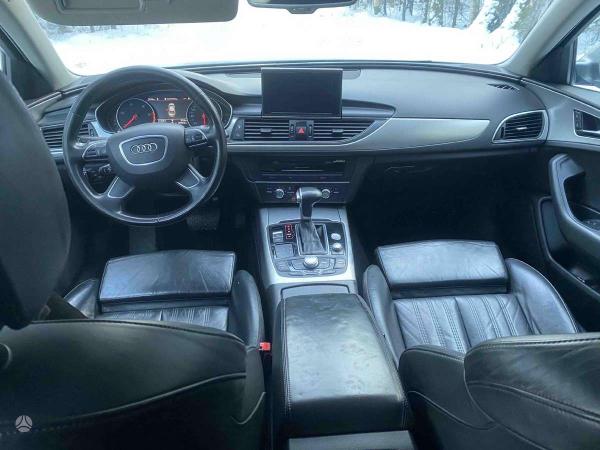 Grey Audi A6 2012 in Mazeikiai, with an engine capacity of 1.97 L and mileage of 337 thousand km for 8400 €, photo 6 on AUTOMOTO.COM.LV