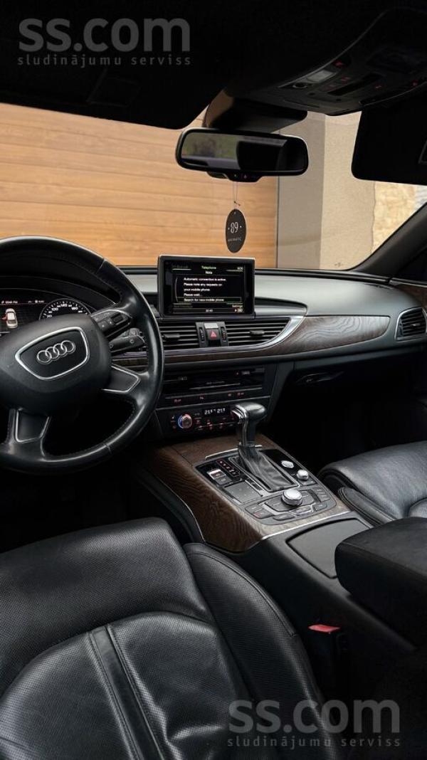 Grey Audi A6 2012 in Aizkraukle, with an engine capacity of 3.00 L and mileage of 284 thousand km for 8800 €, photo 4 on AUTOMOTO.COM.LV