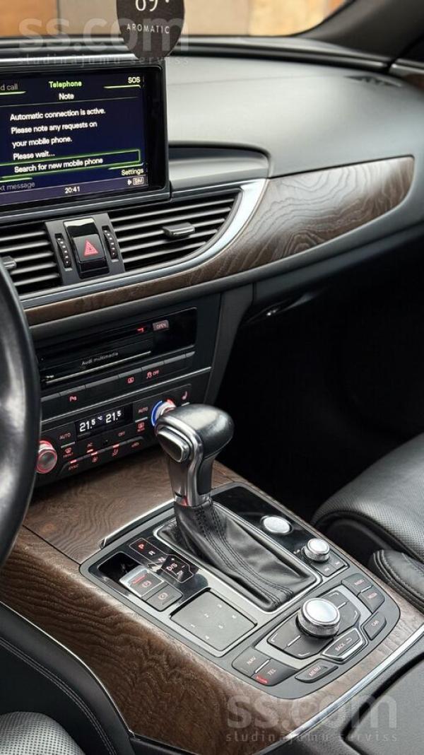 Grey Audi A6 2012 in Aizkraukle, with an engine capacity of 3.00 L and mileage of 284 thousand km for 8800 €, photo 8 on AUTOMOTO.COM.LV