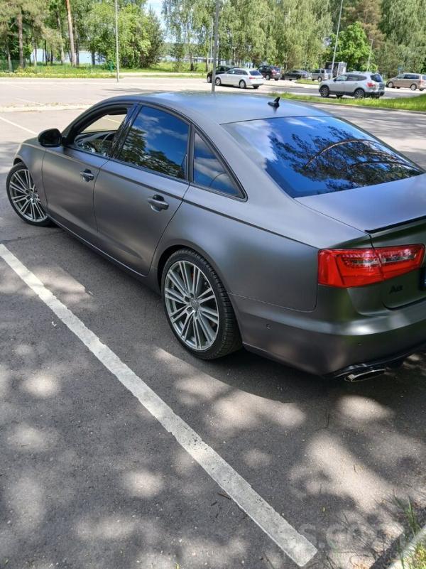 Pelēks Audi A6 2012 Daugavpils, ar dzinēja tilpumu 3.00 L un nobraukumu 280 tūkst. km par 13750 €, foto 3 vietnē AUTOMOTO.COM.LV