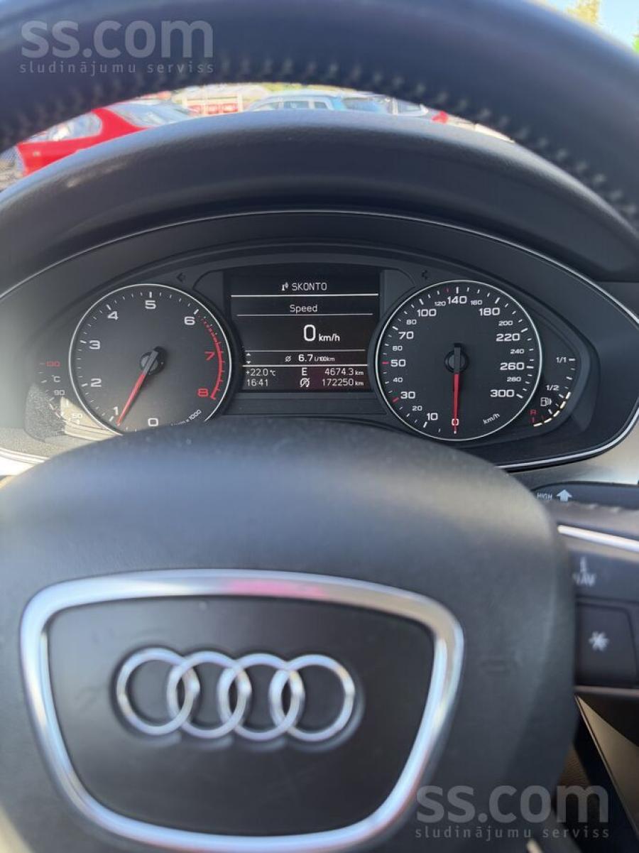 Pelēks Audi A6 2012 Rīga, ar dzinēja tilpumu 2.00 L un nobraukumu 172 tūkst. km par 9000 €, foto 10 vietnē AUTOMOTO.COM.LV