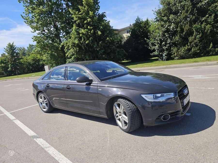 Grey Audi A6 2012 in Jonava, with an engine capacity of 2.97 L and mileage of 214 thousand km for 9200 €, photo 3 on AUTOMOTO.COM.LV