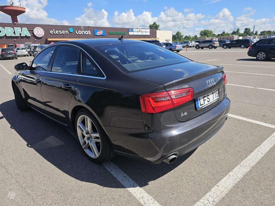 Grey Audi A6 2012 in Jonava, with an engine capacity of 2.97 L and mileage of 214 thousand km for 9200 €, photo 5 on AUTOMOTO.COM.LV