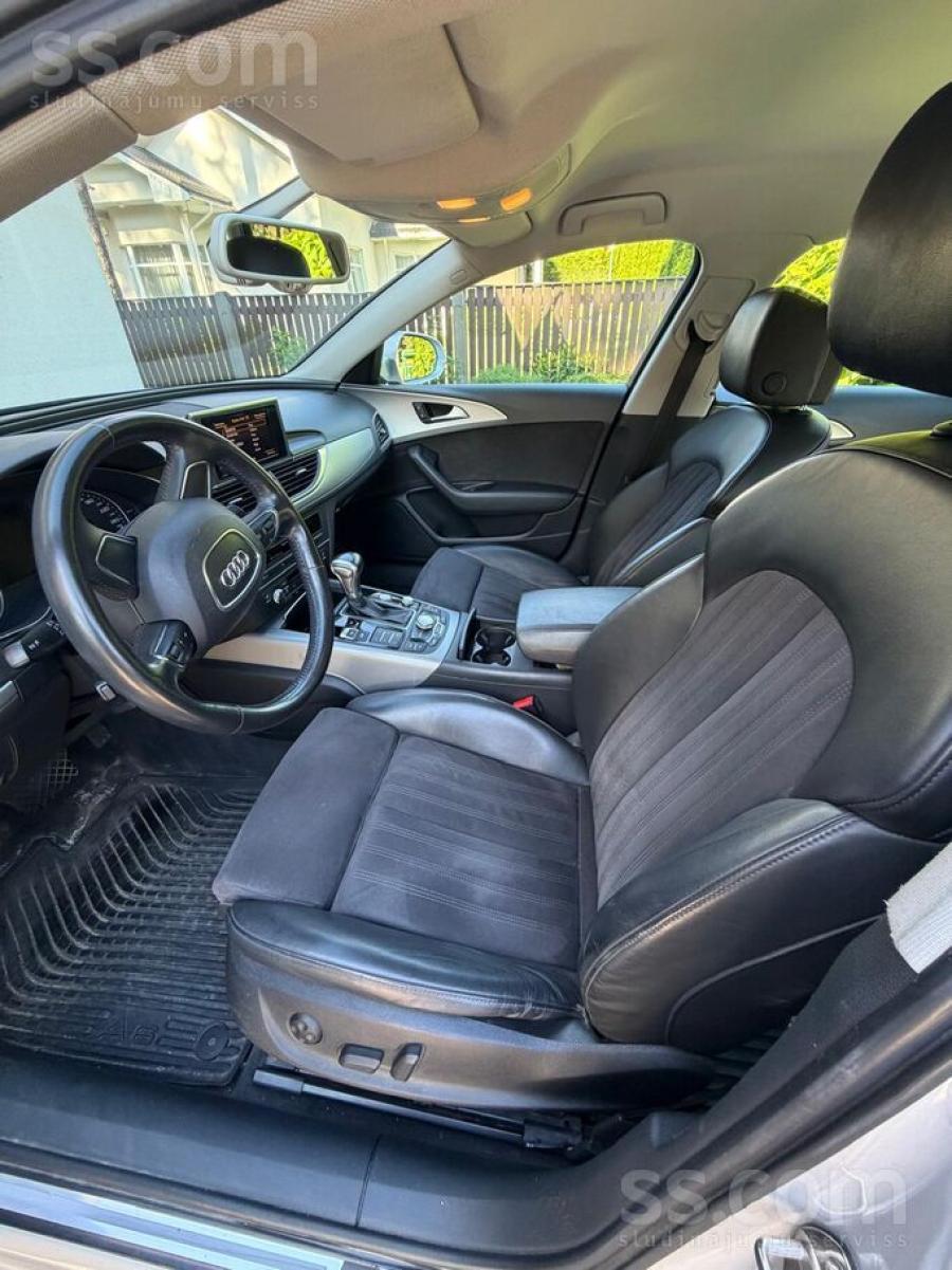 Grey Audi A6 2012 in Riga, with an engine capacity of 2.00 L and mileage of 173 thousand km for 8300 €, photo 7 on AUTOMOTO.COM.LV
