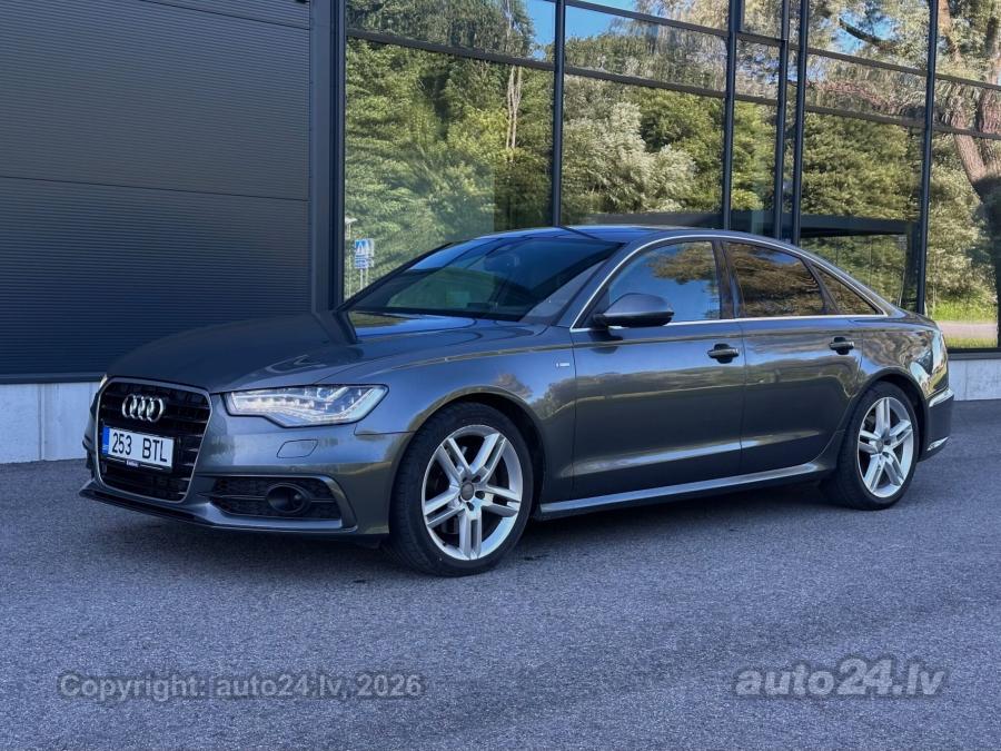 Grey Audi A6 2012 in Tallinn, with an engine capacity of 3.00 L and mileage of 317 thousand km for 11500 €, photo 3 on AUTOMOTO.COM.LV