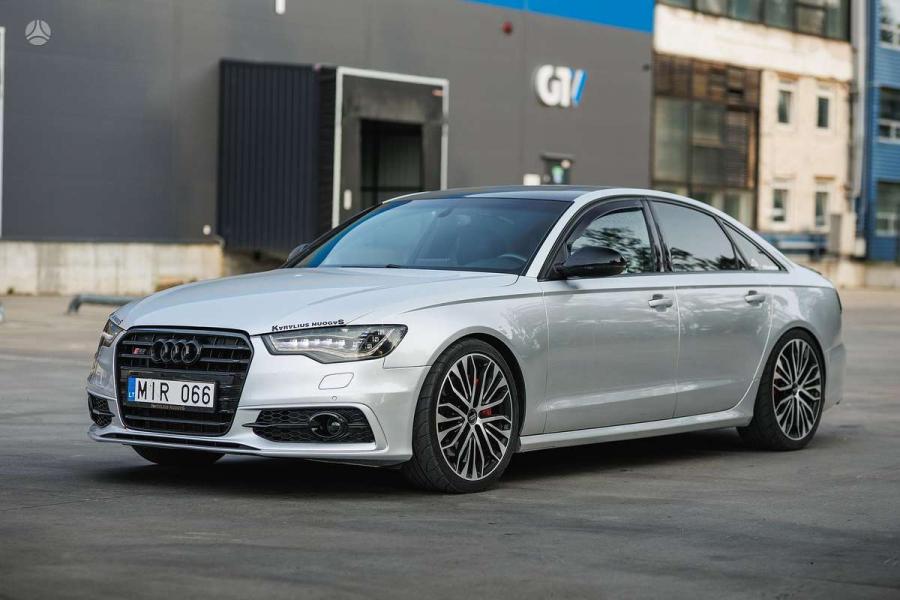 Серый Ауди А6 2012 в Паневежис, объемом двигателя 3.00 л и пробегом 211 тыс. км за 14000 €, фото 3 на AUTOMOTO.COM.LV