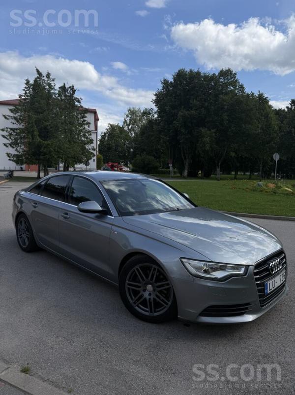 Grey Audi A6 2012 in Riga, with an engine capacity of 3.00 L and mileage of 263 thousand km for 8850 €, photo 1 on AUTOMOTO.COM.LV