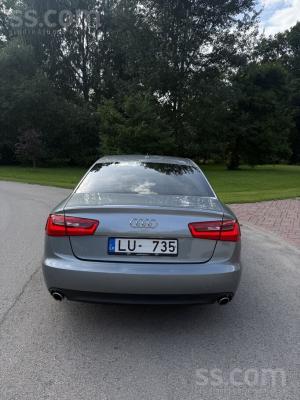 Grey Audi A6 2012 in Riga, with an engine capacity of 3.00 L and mileage of 263 thousand km for 8850 €, photo 5 on AUTOMOTO.COM.LV