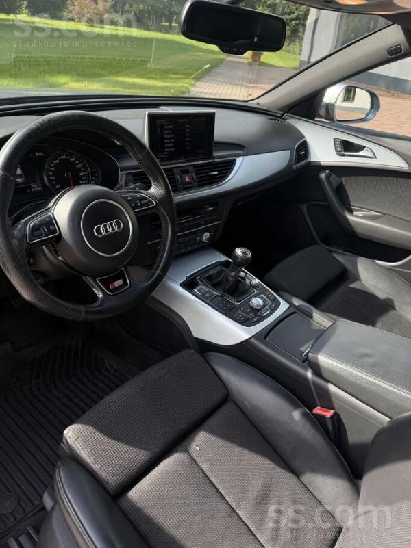 Grey Audi A6 2012 in Riga, with an engine capacity of 3.00 L and mileage of 263 thousand km for 8850 €, photo 8 on AUTOMOTO.COM.LV