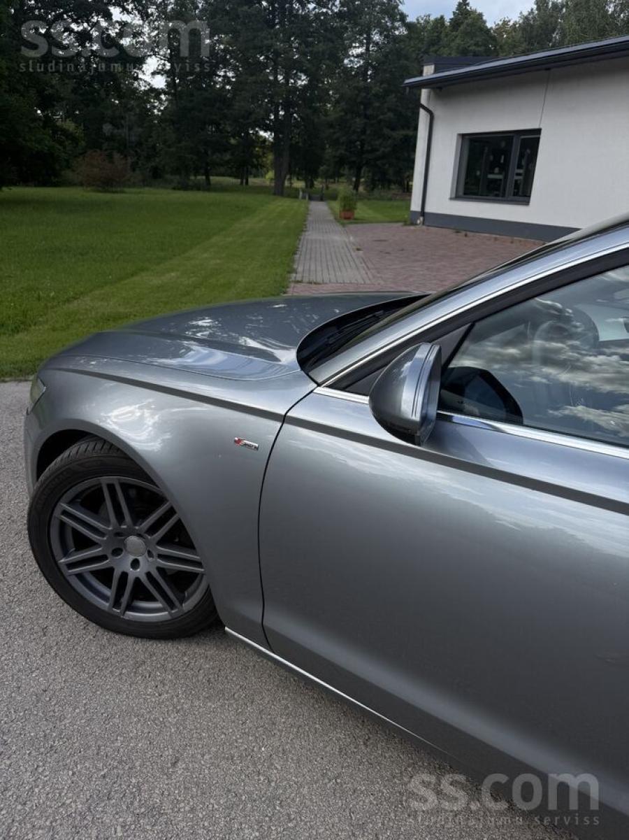 Grey Audi A6 2012 in Riga, with an engine capacity of 3.00 L and mileage of 263 thousand km for 8850 €, photo 12 on AUTOMOTO.COM.LV