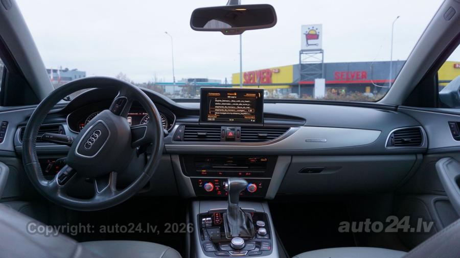 Grey Audi A6 2012 in Tallinn, with an engine capacity of 3.00 L and mileage of 303 thousand km for 10200 €, photo 10 on AUTOMOTO.COM.LV