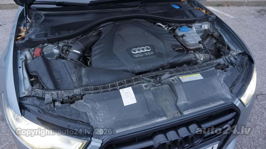 Grey Audi A6 2012 in Tallinn, with an engine capacity of 3.00 L and mileage of 303 thousand km for 10200 €, photo 16 on AUTOMOTO.COM.LV