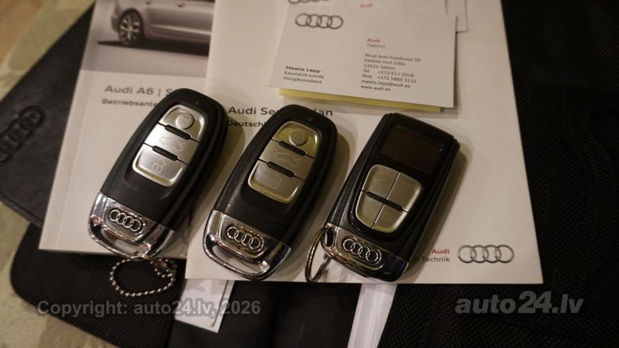 Grey Audi A6 2012 in Tallinn, with an engine capacity of 3.00 L and mileage of 303 thousand km for 10200 €, photo 21 on AUTOMOTO.COM.LV
