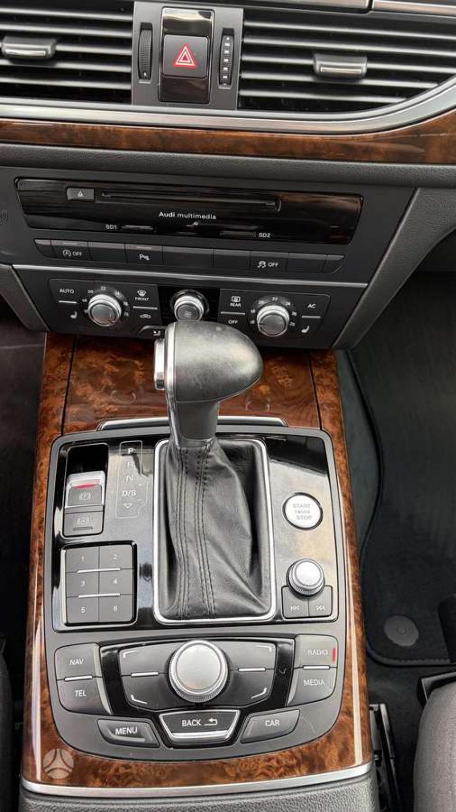 Pelēks Audi A6 2012 Marijampole, ar dzinēja tilpumu 2.97 L un nobraukumu 330 tūkst. km par 9500 €, foto 22 vietnē AUTOMOTO.COM.LV