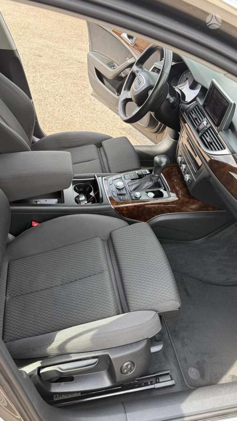 Pelēks Audi A6 2012 Marijampole, ar dzinēja tilpumu 2.97 L un nobraukumu 330 tūkst. km par 9500 €, foto 28 vietnē AUTOMOTO.COM.LV