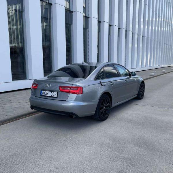 Grey Audi A6 2012 in Vilnius, with an engine capacity of 3.00 L and mileage of 210 thousand km for 8900 €, photo 4 on AUTOMOTO.COM.LV