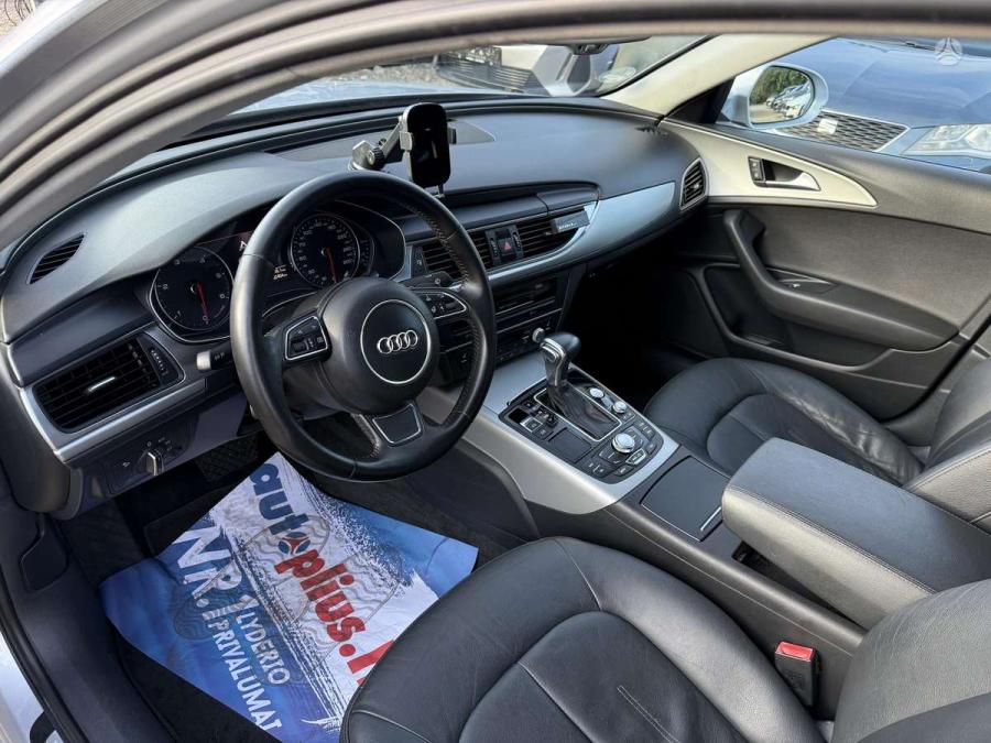 Grey Audi A6 2012 in Ukmerge, with an engine capacity of 2.97 L and mileage of 350 thousand km for 7250 €, photo 9 on AUTOMOTO.COM.LV