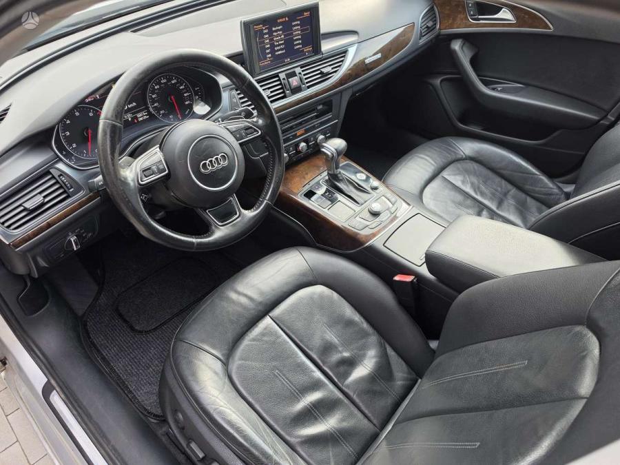 Grey Audi A6 2012 in Silute, with an engine capacity of 3.00 L and mileage of 298 thousand km for 6800 €, photo 16 on AUTOMOTO.COM.LV