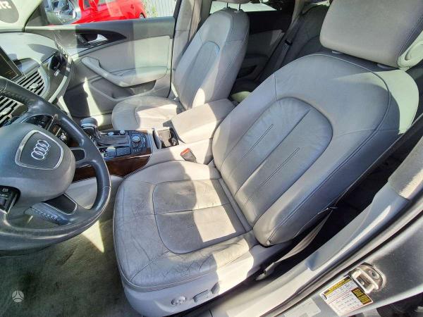 Pelēks Audi A6 2012 Viļņa, ar dzinēja tilpumu 3.00 L un nobraukumu 378 tūkst. km par 5999 €, foto 9 vietnē AUTOMOTO.COM.LV