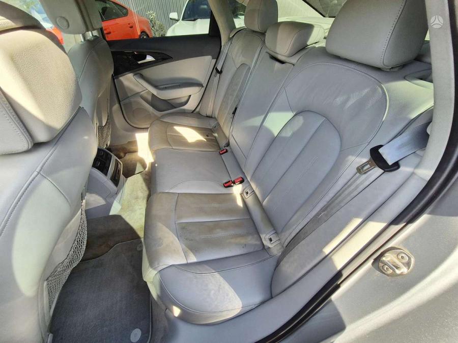 Grey Audi A6 2012 in Vilnius, with an engine capacity of 3.00 L and mileage of 378 thousand km for 5999 €, photo 10 on AUTOMOTO.COM.LV