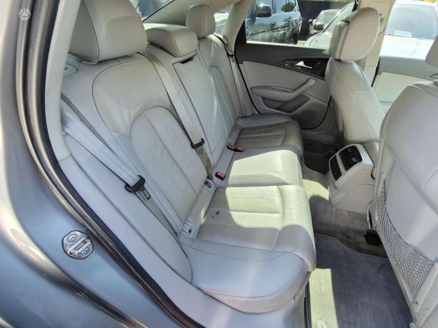 Grey Audi A6 2012 in Vilnius, with an engine capacity of 3.00 L and mileage of 378 thousand km for 5999 €, photo 11 on AUTOMOTO.COM.LV