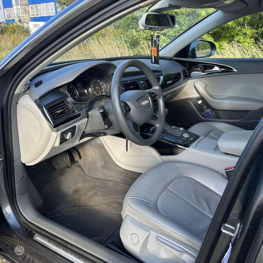 Grey Audi A6 2012 in Vilnius, with an engine capacity of 2.97 L and mileage of 320 thousand km for 9400 €, photo 8 on AUTOMOTO.COM.LV