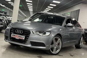 Grey Audi A6 2013 in Klaipeda, with an engine capacity of 2.97 L and mileage of 306 thousand km for 9900 €, photo 12 on AUTOMOTO.COM.LV