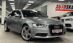 Grey Audi A6 2013 in Klaipeda, with an engine capacity of 2.97 L and mileage of 306 thousand km for 9900 €, photo 14 on AUTOMOTO.COM.LV