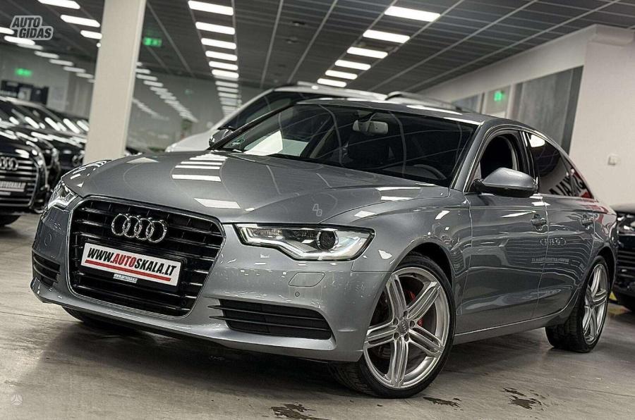 Grey Audi A6 2013 in Klaipeda, with an engine capacity of 3.00 L and mileage of 306 thousand km for 9900 €, photo 12 on AUTOMOTO.COM.LV