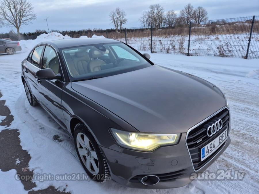 Grey Audi A6 2013 in Tartu, with an engine capacity of 3.00 L and mileage of 433 thousand km for 8500 €, photo 4 on AUTOMOTO.COM.LV