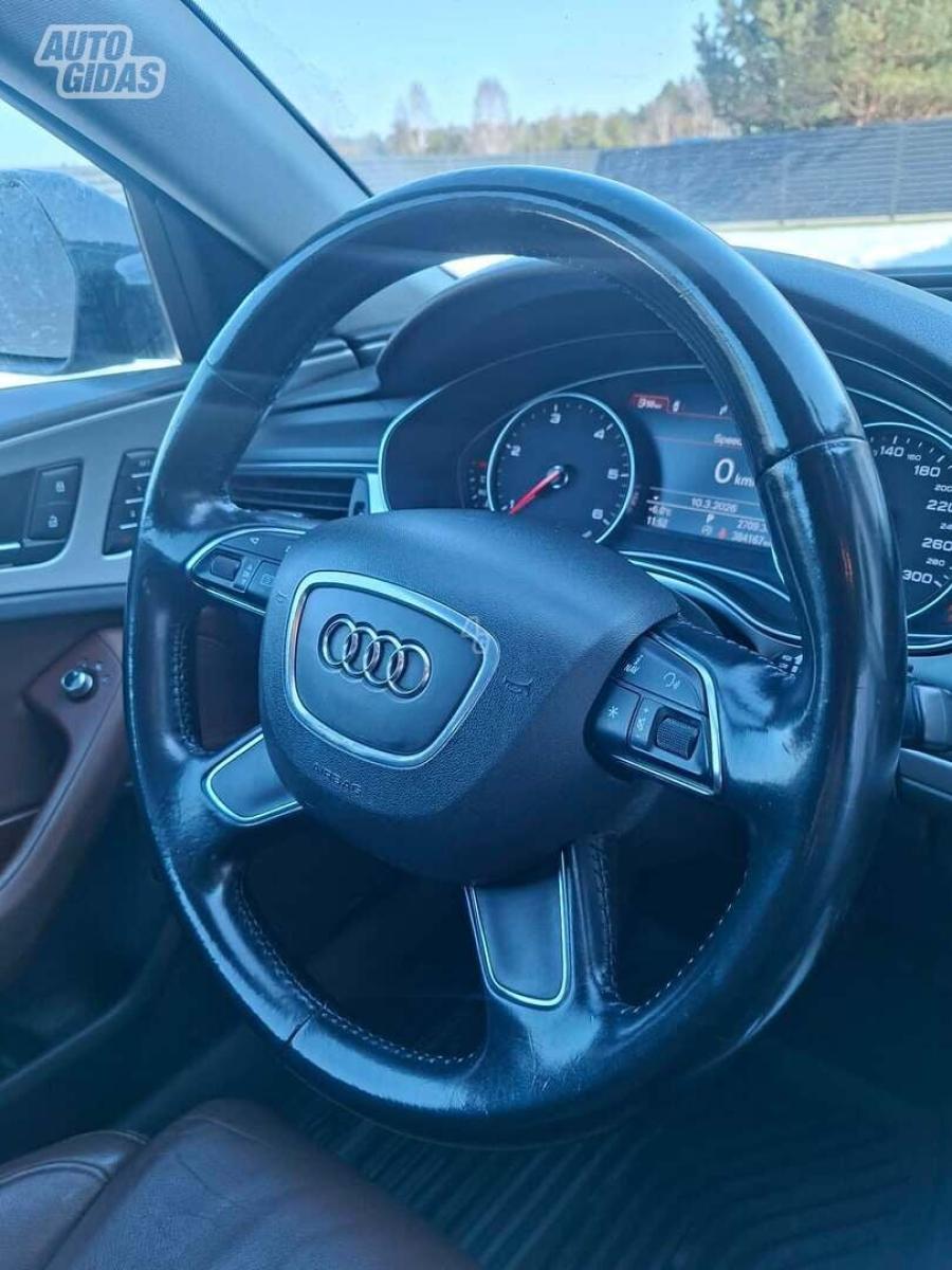 Grey Audi A6 2013 in Silute, with an engine capacity of 3.00 L and mileage of 385 thousand km for 6500 €, photo 16 on AUTOMOTO.COM.LV