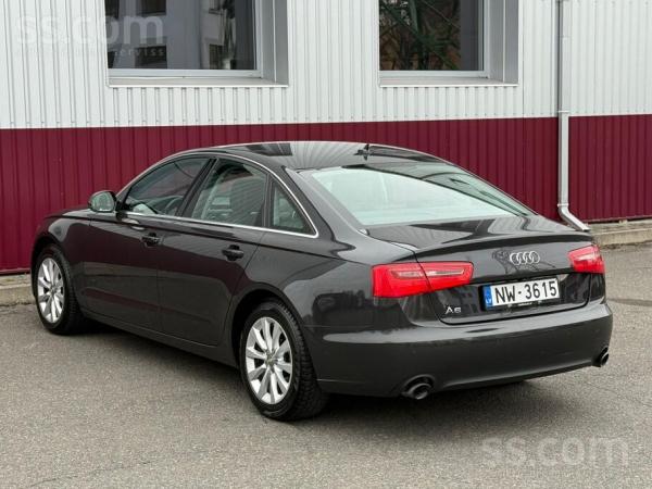 Grey Audi A6 2013 in Riga, with an engine capacity of 2.00 L and mileage of 201 thousand km for 7990 €, photo 3 on AUTOMOTO.COM.LV