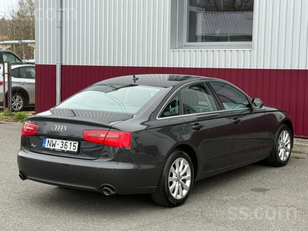 Grey Audi A6 2013 in Riga, with an engine capacity of 2.00 L and mileage of 201 thousand km for 7990 €, photo 4 on AUTOMOTO.COM.LV