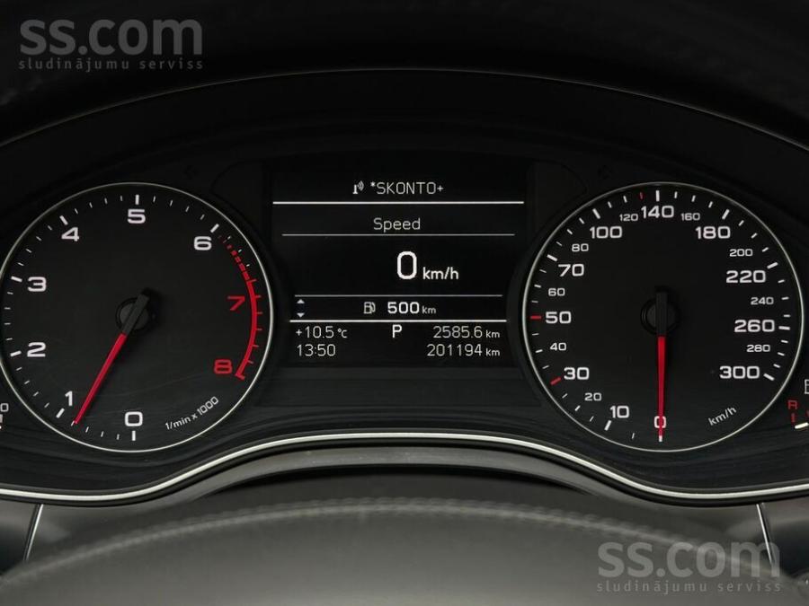 Pelēks Audi A6 2013 Rīga, ar dzinēja tilpumu 2.00 L un nobraukumu 201 tūkst. km par 7990 €, foto 17 vietnē AUTOMOTO.COM.LV