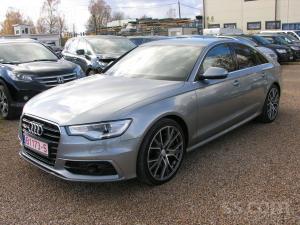 Grey Audi A6 2013 in Riga, with an engine capacity of 3.00 L and mileage of 258 thousand km for 14450 €, photo  on AUTOMOTO.COM.LV