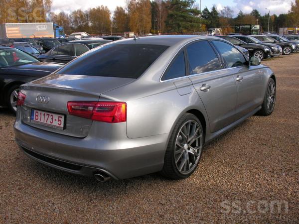 Grey Audi A6 2013 in Riga, with an engine capacity of 3.00 L and mileage of 258 thousand km for 14450 €, photo 3 on AUTOMOTO.COM.LV