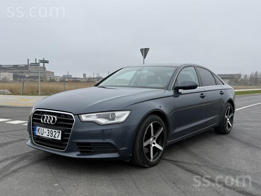 Grey Audi A6 2013 in Liepaja, with an engine capacity of 2.00 L and mileage of 248 thousand km for 8100 €, photo 1 on AUTOMOTO.COM.LV