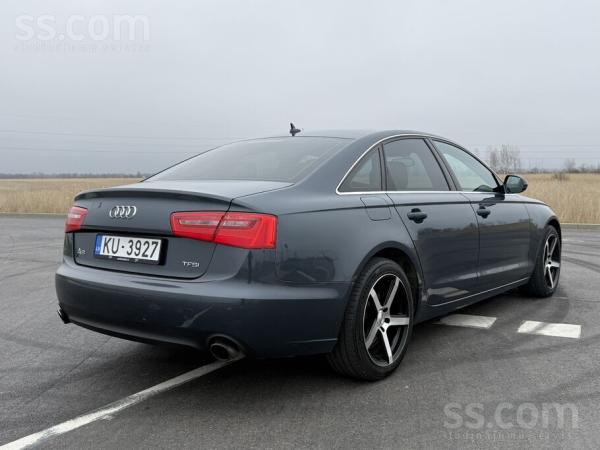 Grey Audi A6 2013 in Liepaja, with an engine capacity of 2.00 L and mileage of 248 thousand km for 8100 €, photo 2 on AUTOMOTO.COM.LV