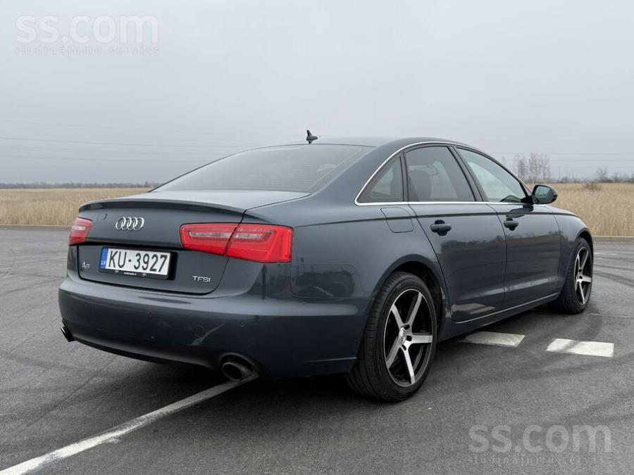 Grey Audi A6 2013 in Liepaja, with an engine capacity of 2.00 L and mileage of 248 thousand km for 8100 €, photo 3 on AUTOMOTO.COM.LV