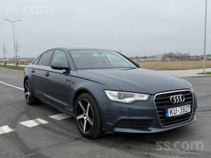 Grey Audi A6 2013 in Liepaja, with an engine capacity of 2.00 L and mileage of 248 thousand km for 8100 €, photo 4 on AUTOMOTO.COM.LV