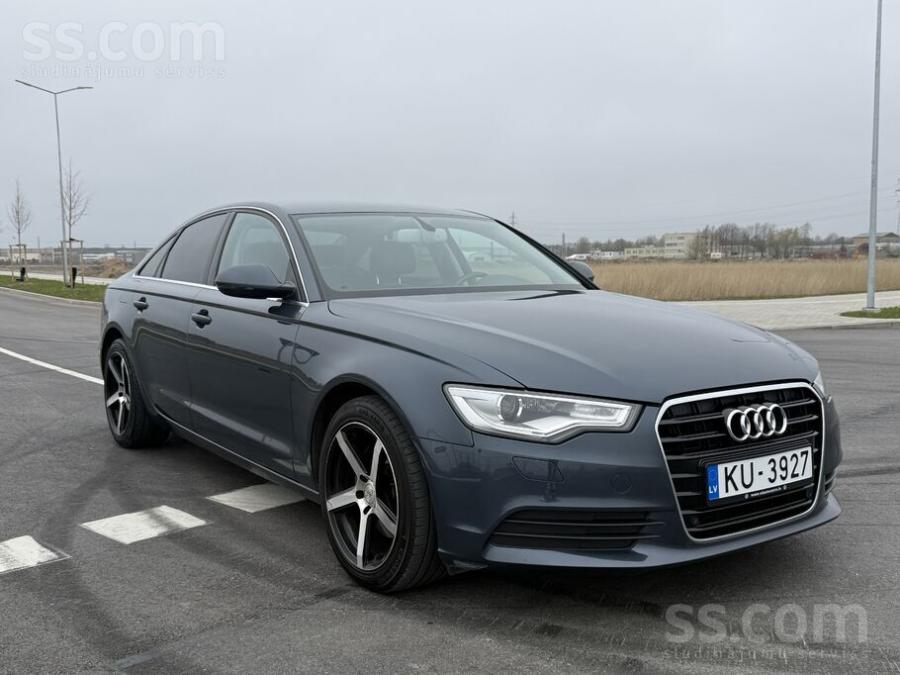 Grey Audi A6 2013 in Liepaja, with an engine capacity of 2.00 L and mileage of 248 thousand km for 8100 €, photo 4 on AUTOMOTO.COM.LV