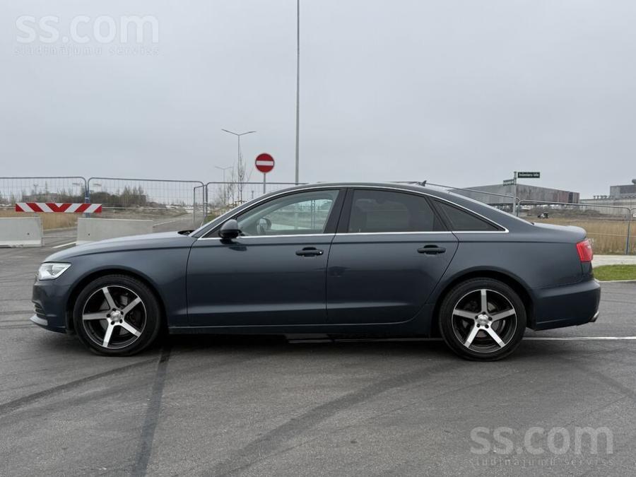 Grey Audi A6 2013 in Liepaja, with an engine capacity of 2.00 L and mileage of 248 thousand km for 8100 €, photo 7 on AUTOMOTO.COM.LV