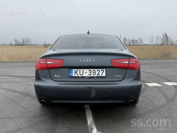 Grey Audi A6 2013 in Liepaja, with an engine capacity of 2.00 L and mileage of 248 thousand km for 8100 €, photo 8 on AUTOMOTO.COM.LV