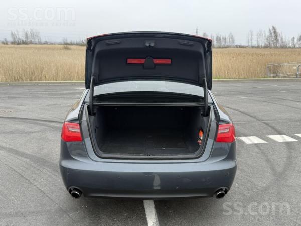 Grey Audi A6 2013 in Liepaja, with an engine capacity of 2.00 L and mileage of 248 thousand km for 8100 €, photo 9 on AUTOMOTO.COM.LV