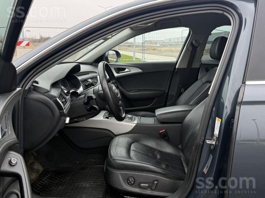 Grey Audi A6 2013 in Liepaja, with an engine capacity of 2.00 L and mileage of 248 thousand km for 8100 €, photo 15 on AUTOMOTO.COM.LV
