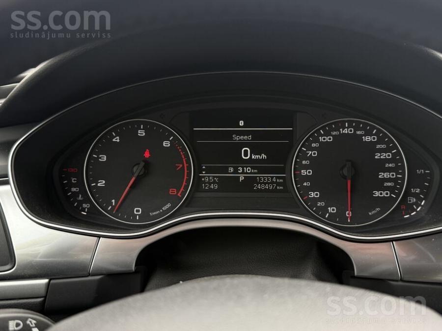 Grey Audi A6 2013 in Liepaja, with an engine capacity of 2.00 L and mileage of 248 thousand km for 8100 €, photo 20 on AUTOMOTO.COM.LV